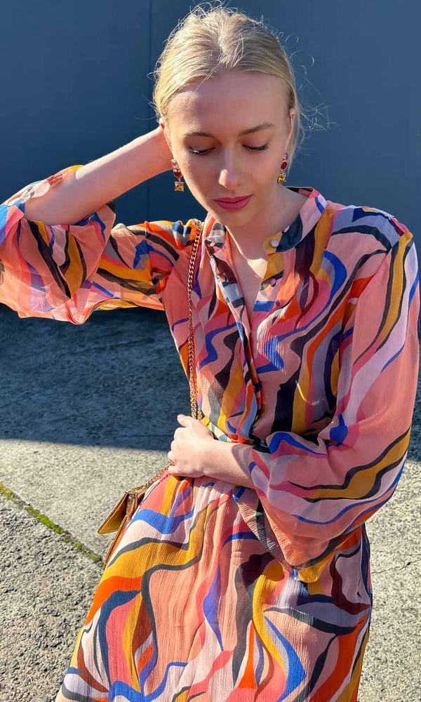 HOSS Decade Dress - Multi colour - hoss