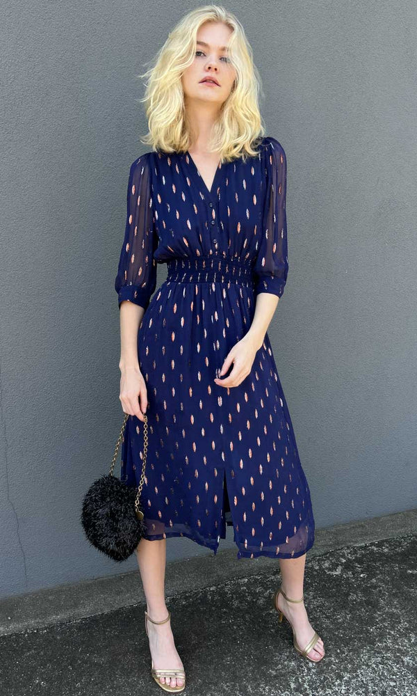 HOSS Veronica Dress - Royal Blue - hoss