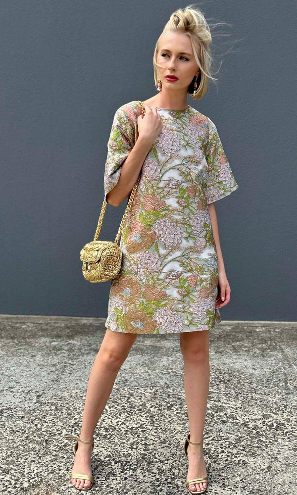 hoss Phillipa Dress - Silk Jardin Brocade