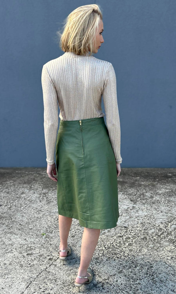 Hoss Champagne Gold Knitted Skivvy - hoss