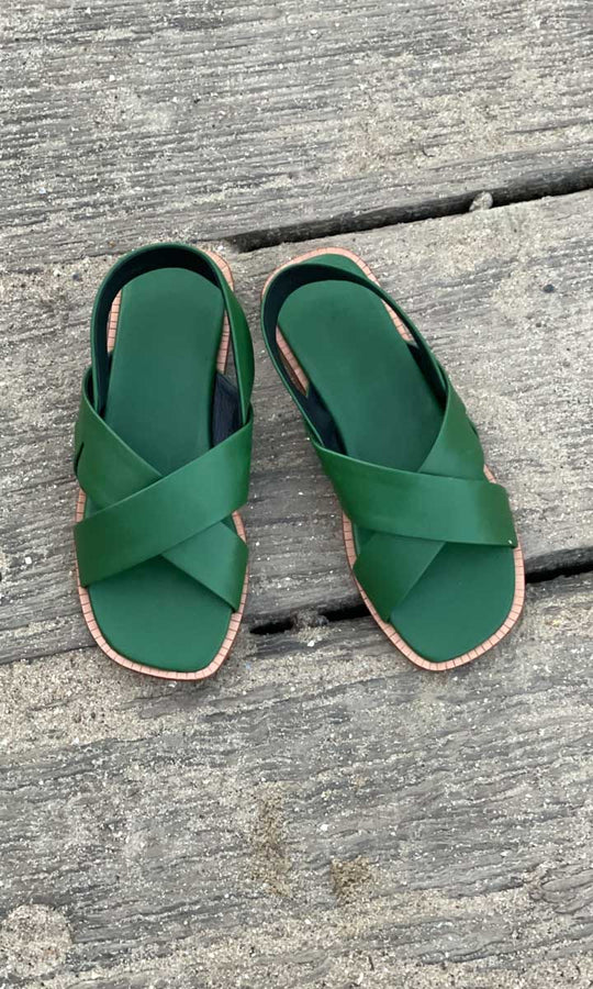 HOSS Alex Sandals - Veneta Green - hoss